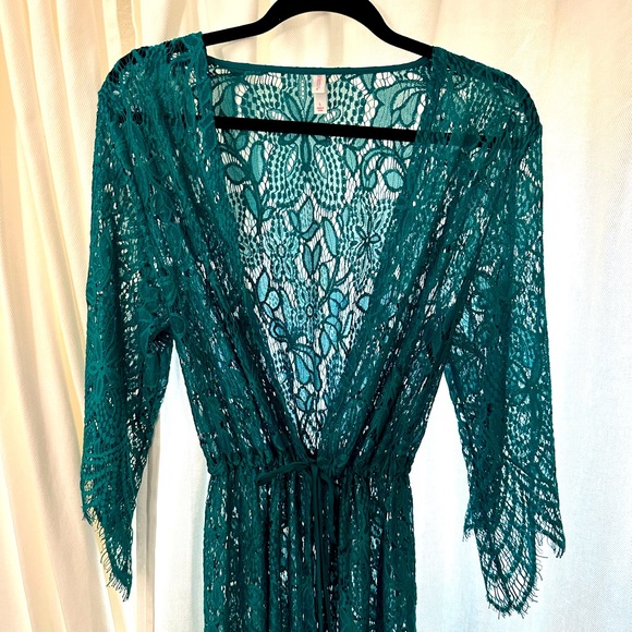 Swim | Long Lace Cover Up | Poshmark